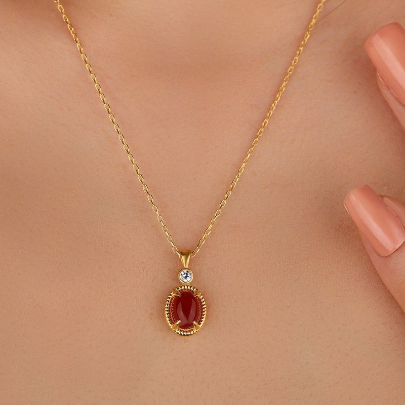 Necklaces With Cute Stone - Etsy