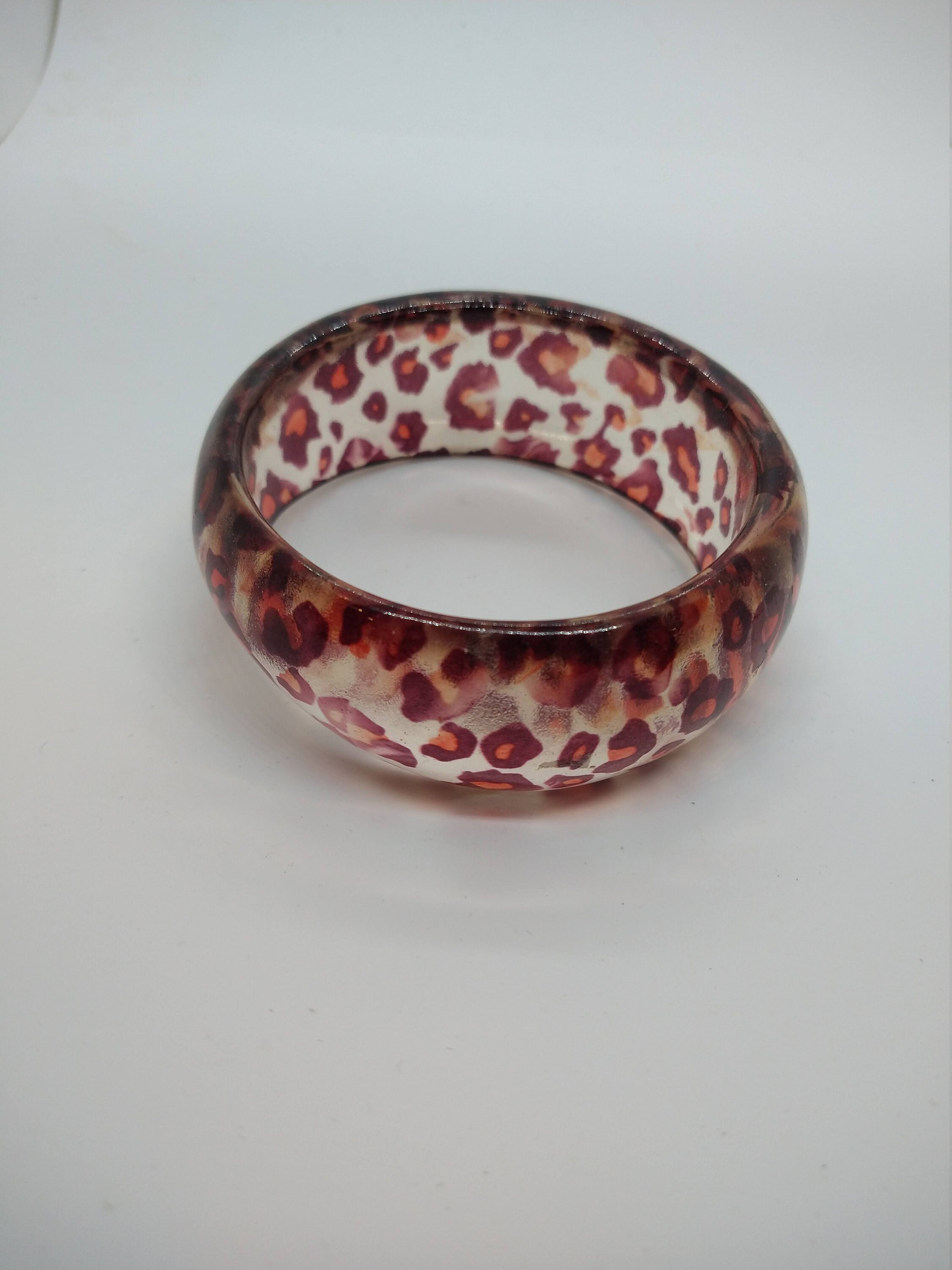Vintage Lucite Leopard Print Bangle Circa 80's Fall in Love With the ...