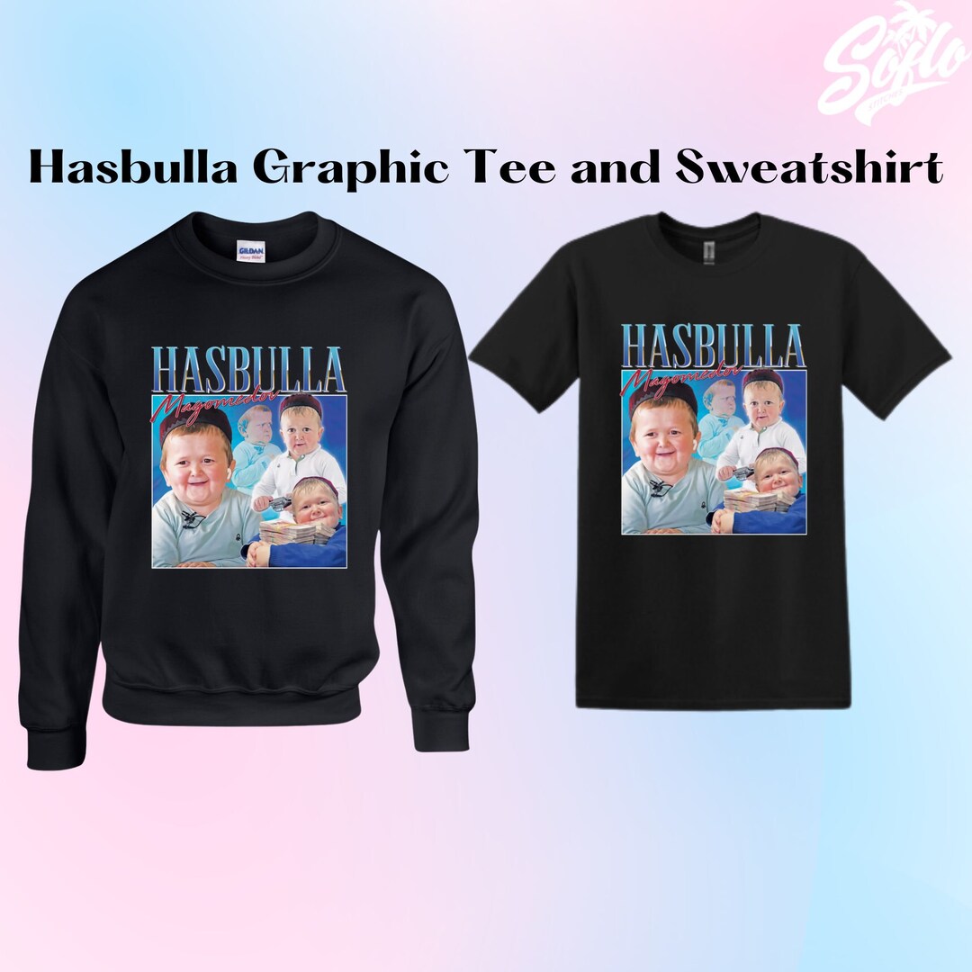 HASBULLA Unisex Graphic Tee, HASBULLA Unisex Graphic Sweatshirt - Etsy