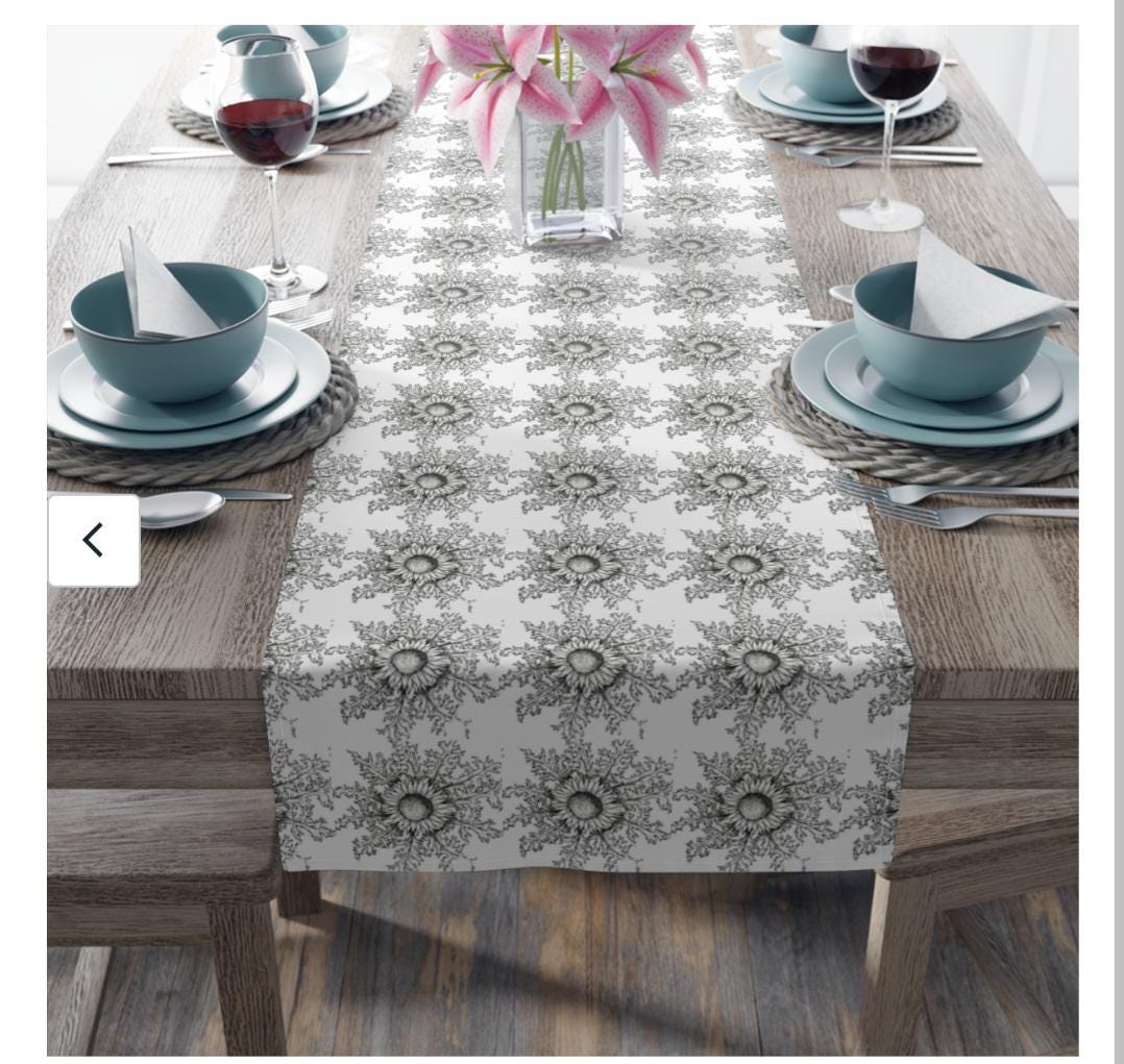 Eguzkilore Table Runner - Etsy