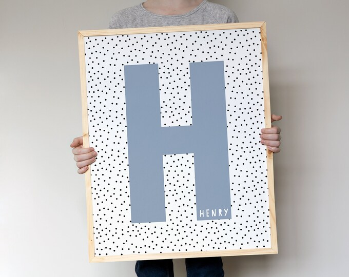 Kids Name Print, Name Printable, Girls Room Wall Decor, Personalized ...