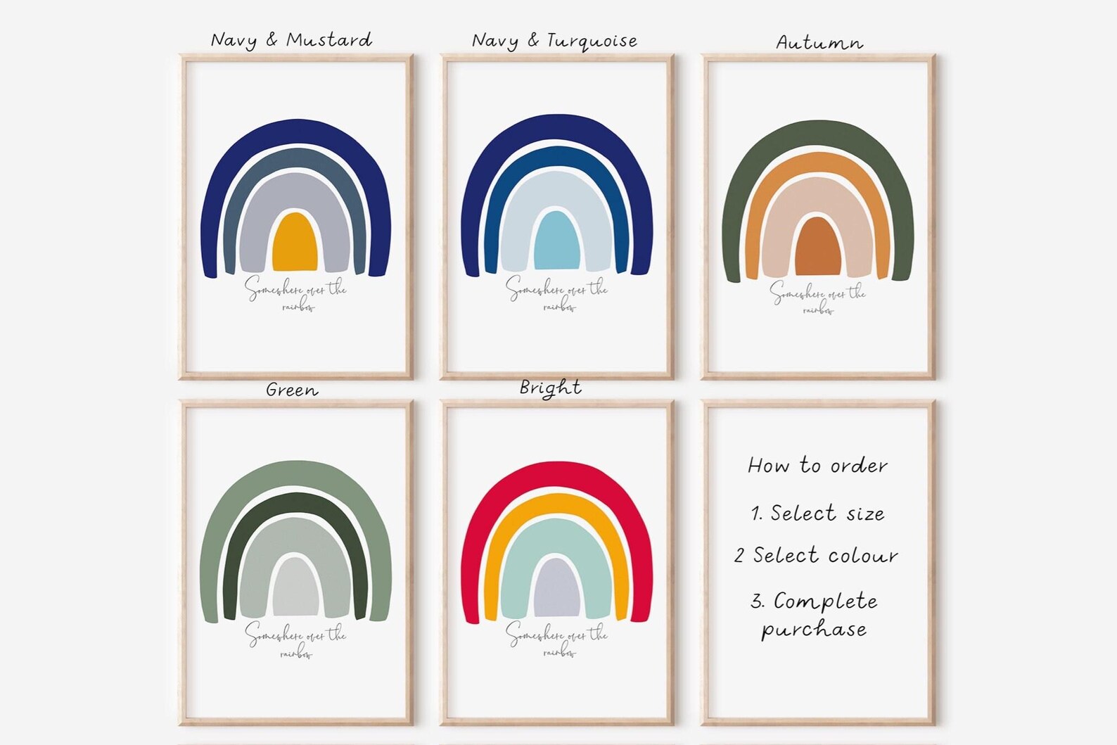 Grey Rainbow Boys Room, Nursery Wall Art, Rainbow Poster, Baby Boy ...