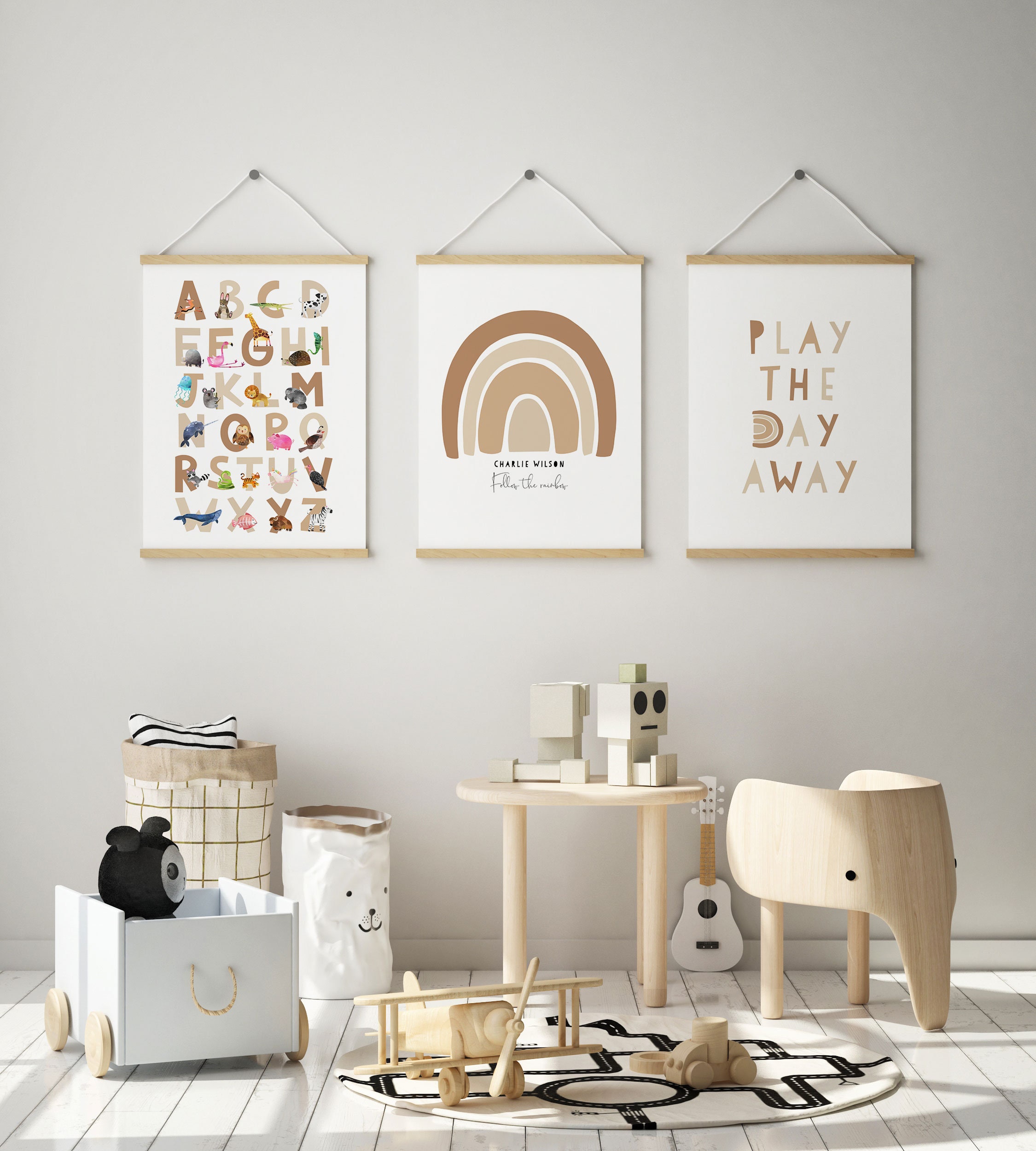 Neutral Quote Poster Nursery Decor Childrens Wall Art - Etsy UK