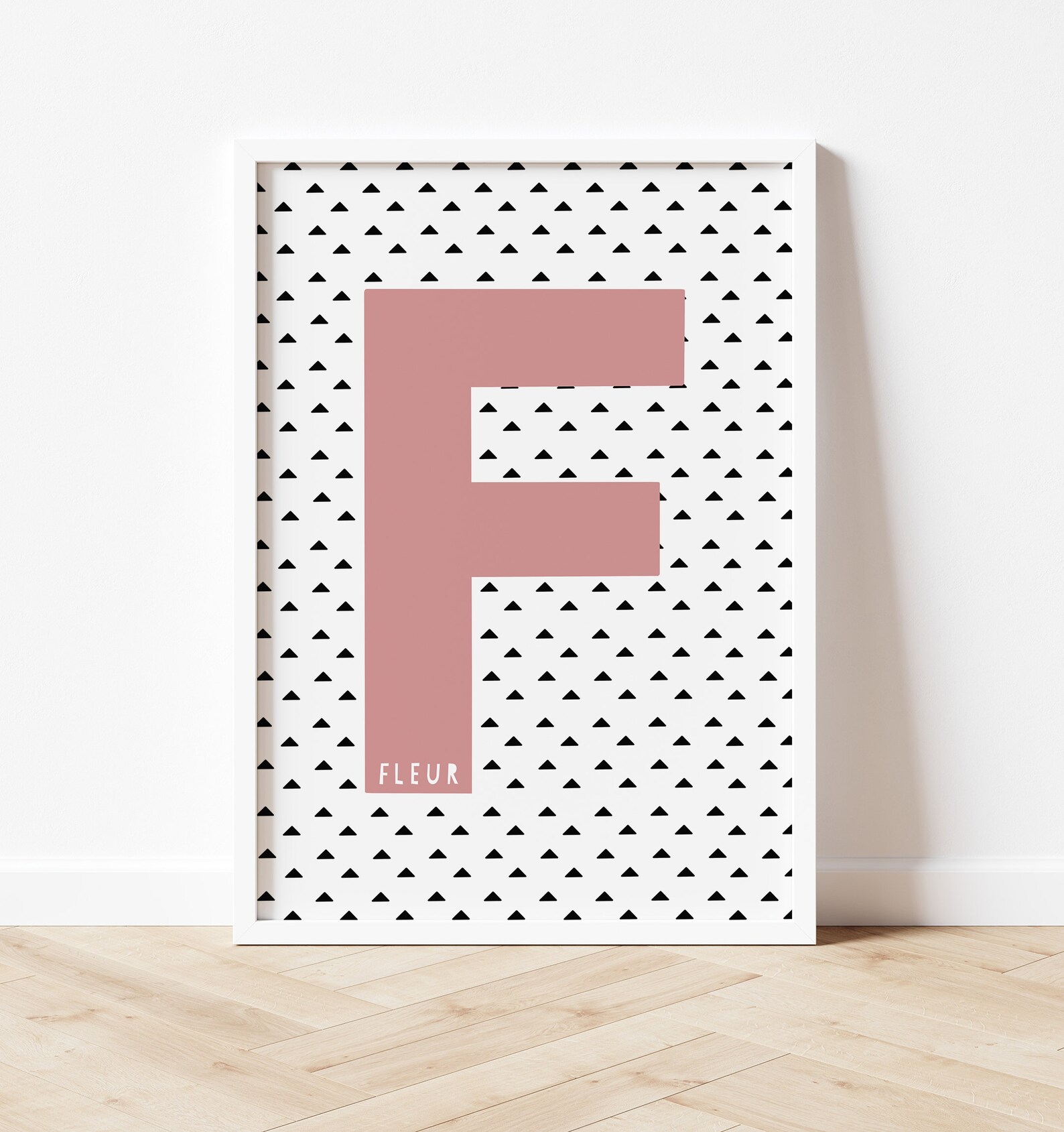 Personalised Initial Name Print Nursery Print Girls | Etsy