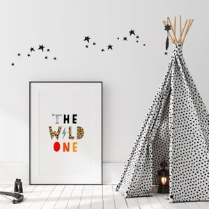 Wild one quote Nursery decor Nursery wall art Nursery | Etsy