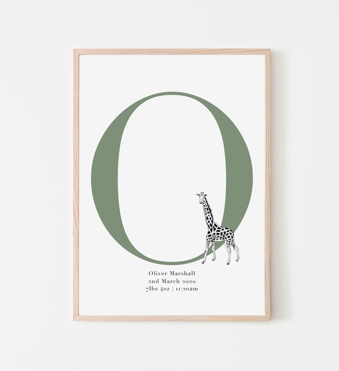 Printable Initial Name Print | Nursery Print | Nursery Wall Decor ...