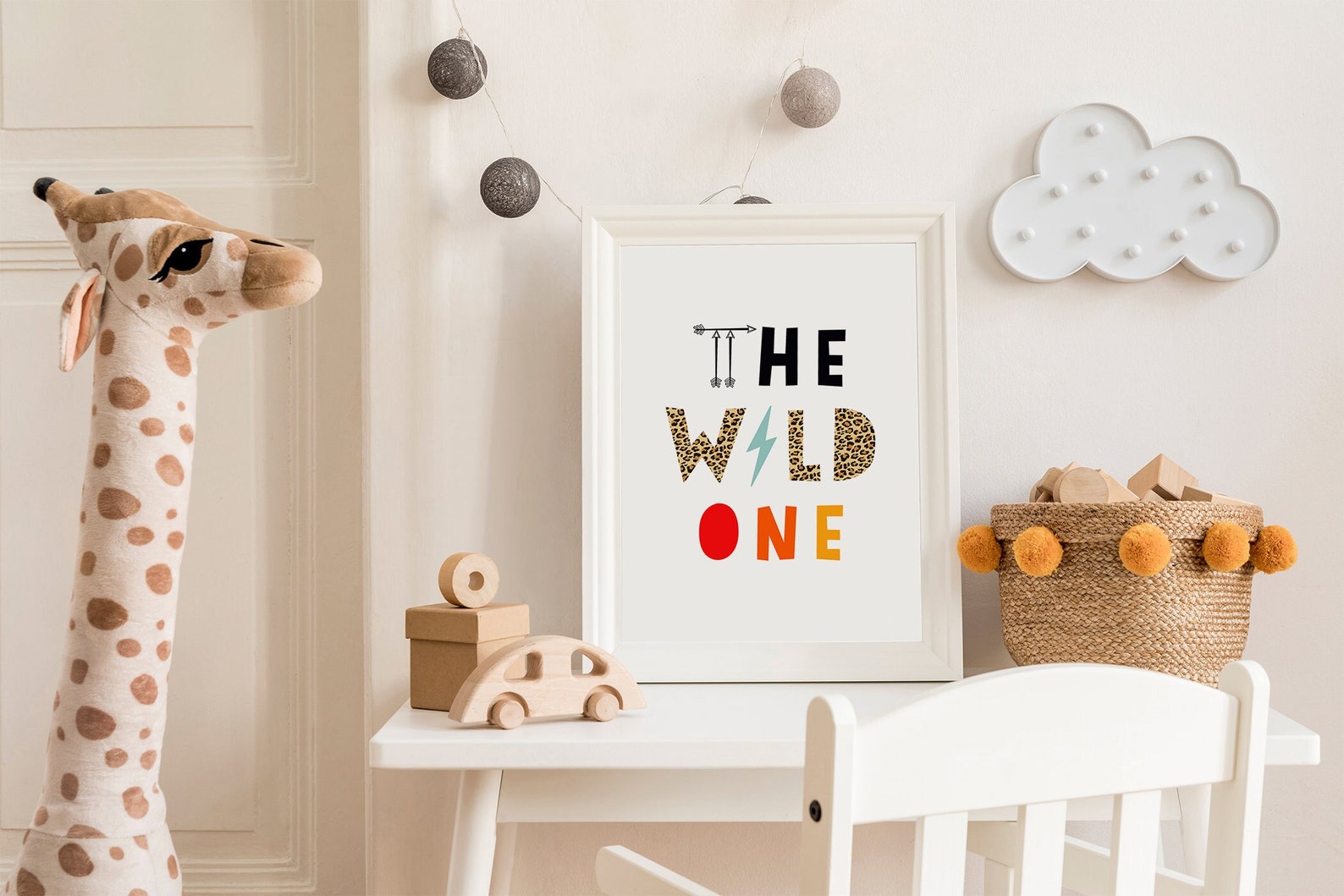 Wild One Quote Nursery Decor Nursery Wall Art Nursery - Etsy UK