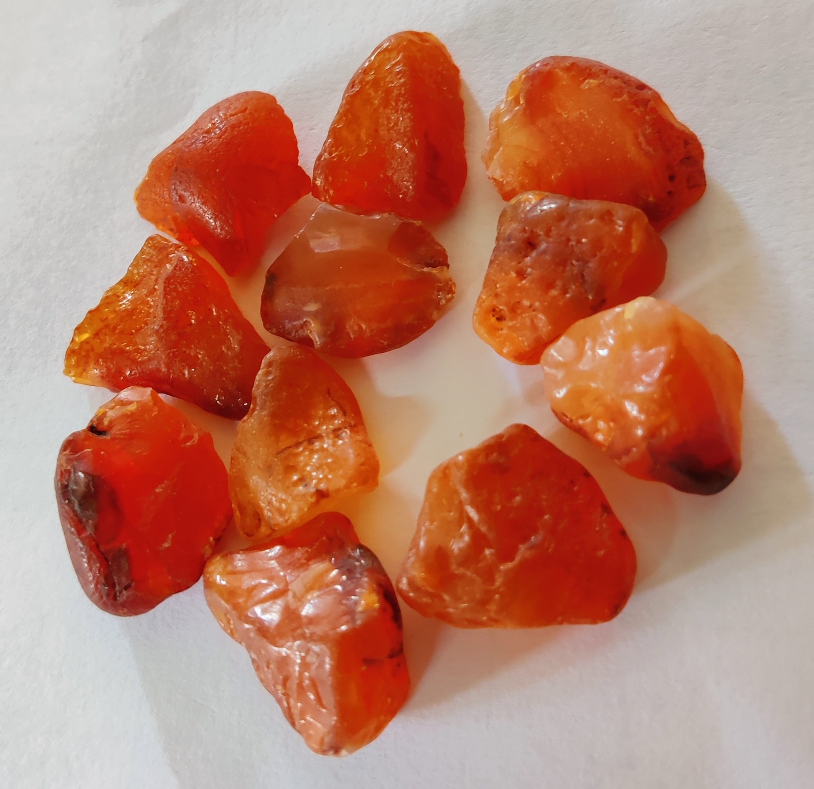 AAA Quality 25 PC LOT Carnelian Raw Stone Carnelian | Etsy