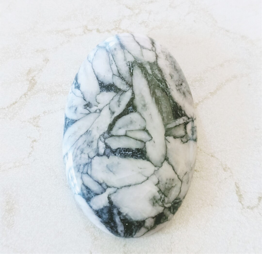 Natural Pinolith 23x35x6 MM Oval Shape Genuine Gemstone Beautiful ...