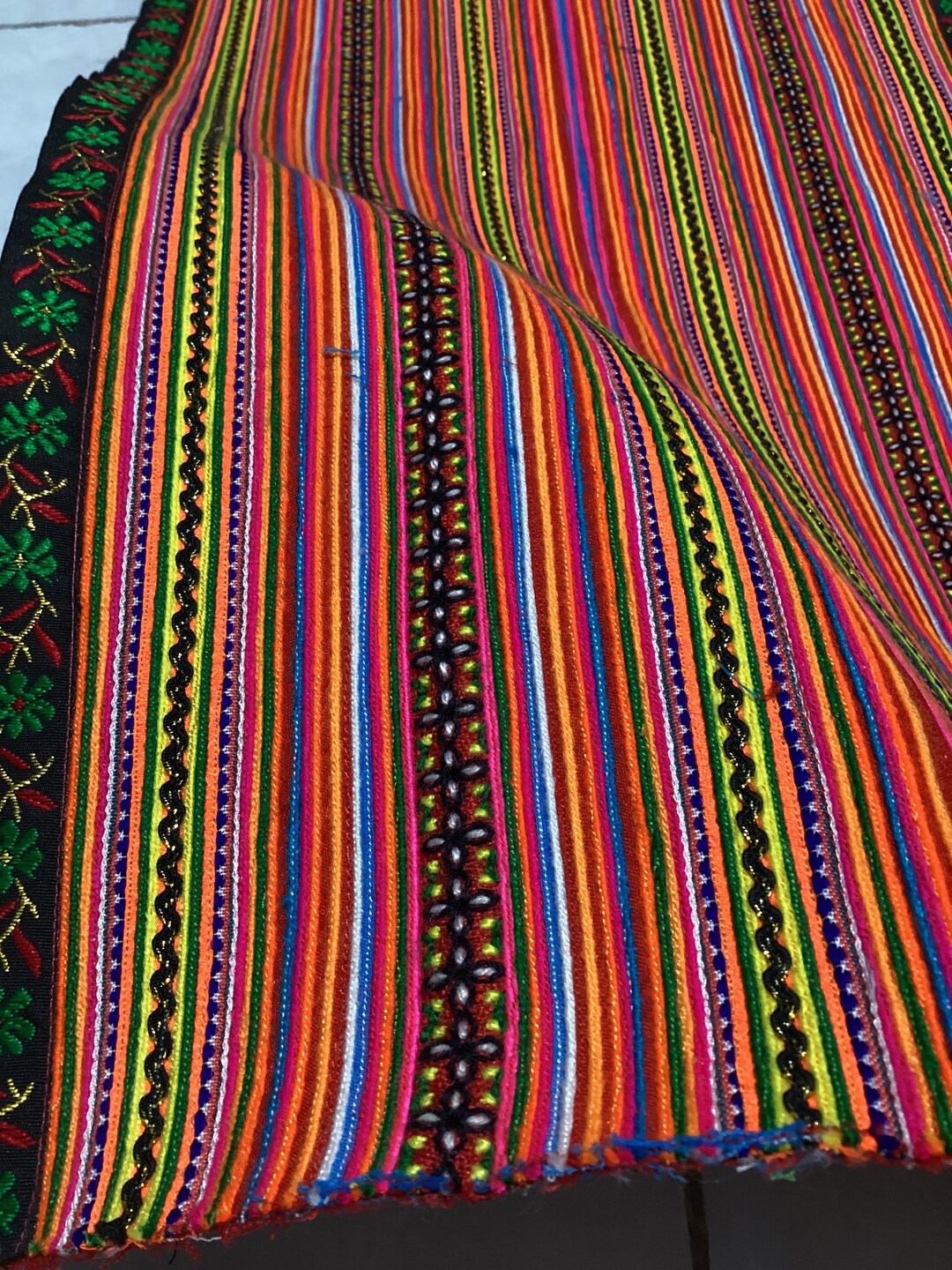 RARE Hmong Fabric Vintage (CA507 - Etsy