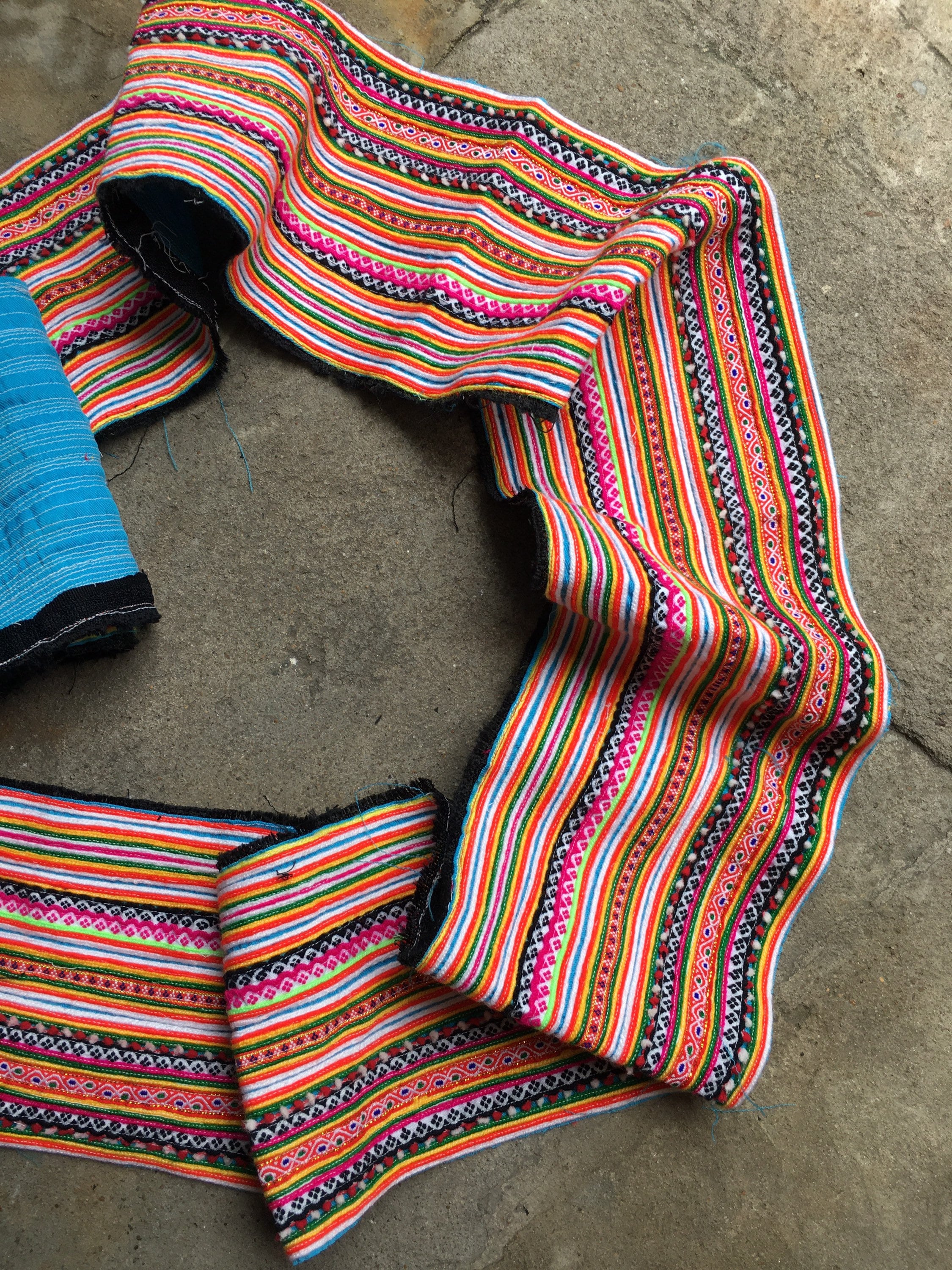 Craft Supplies & Tools 1.8 meters Hmong fabric vintage 61C Sewing ...