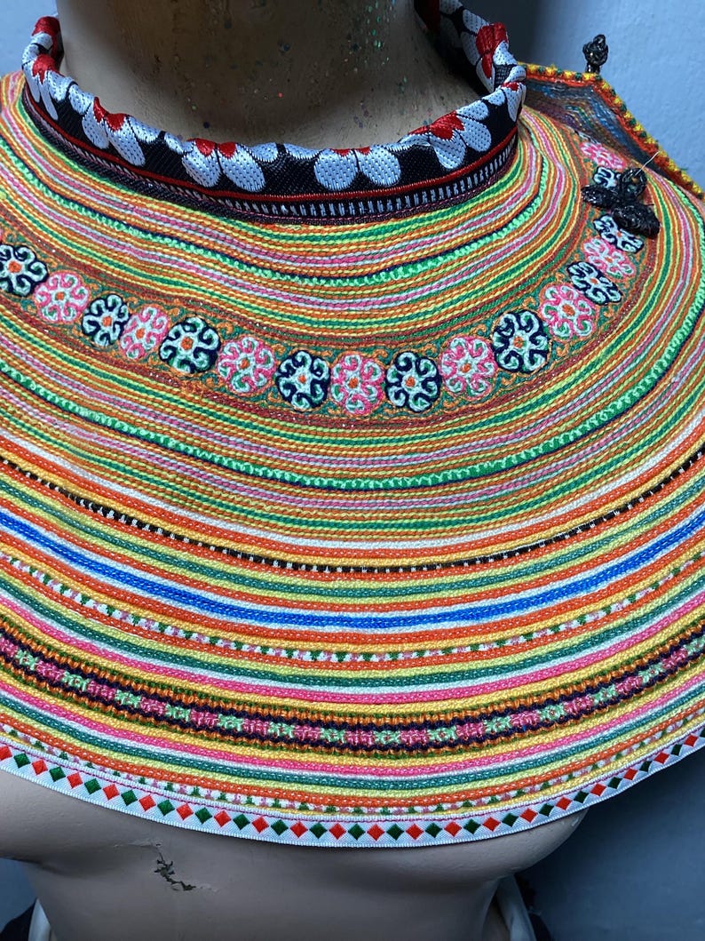 RARE Hmong Collar Vintage (CA726 - Etsy UK