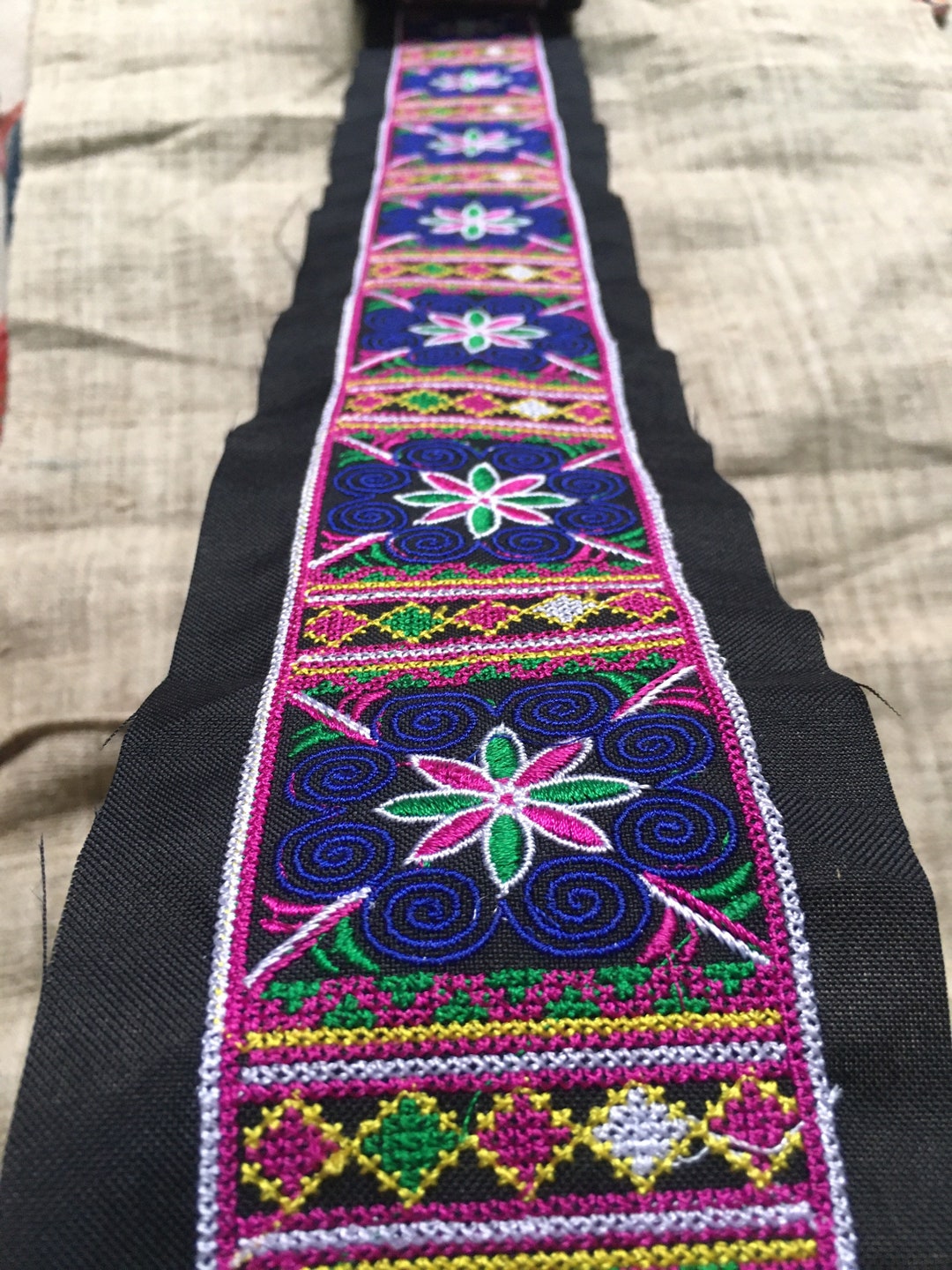 2.2x1 Yard Hmong Machine Embroidery Ribbon T202 - Etsy