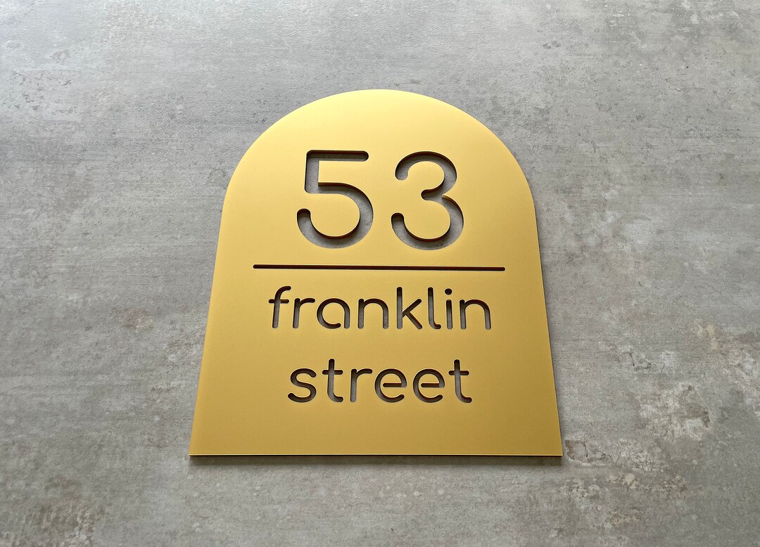 House Numbers House Number Signs Housewarming Gift - Etsy