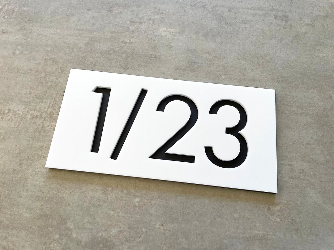 House Numbers | House Number Signs | Unit Numbers | Apartment Numbers ...