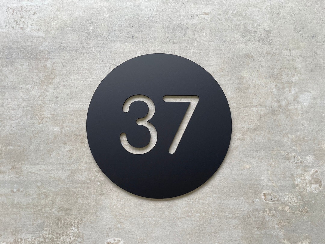 House Numbers Unit Number Apartment Numbers House Number Sign Letterbox ...