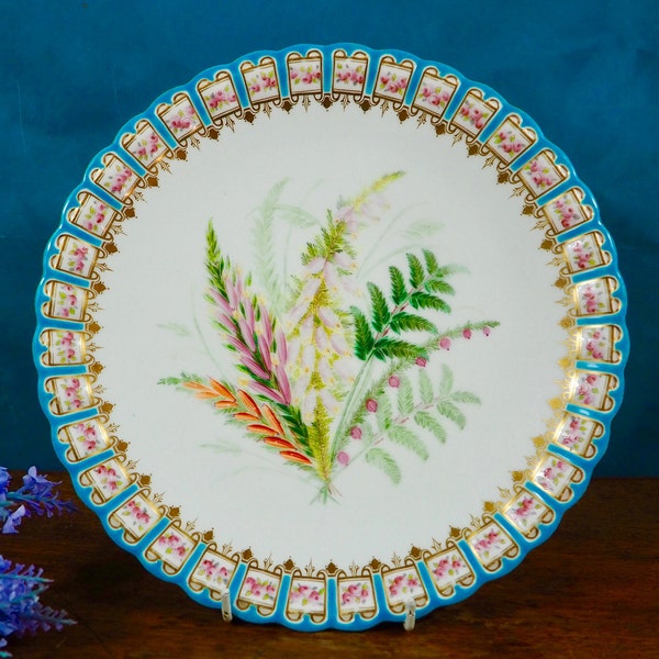 Royal Worcester Antique Plate - Etsy