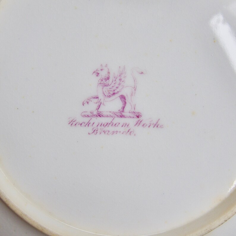 Antique Rockingham Neo-rococo Part Tea Set Puce Griffin Mark - Etsy UK