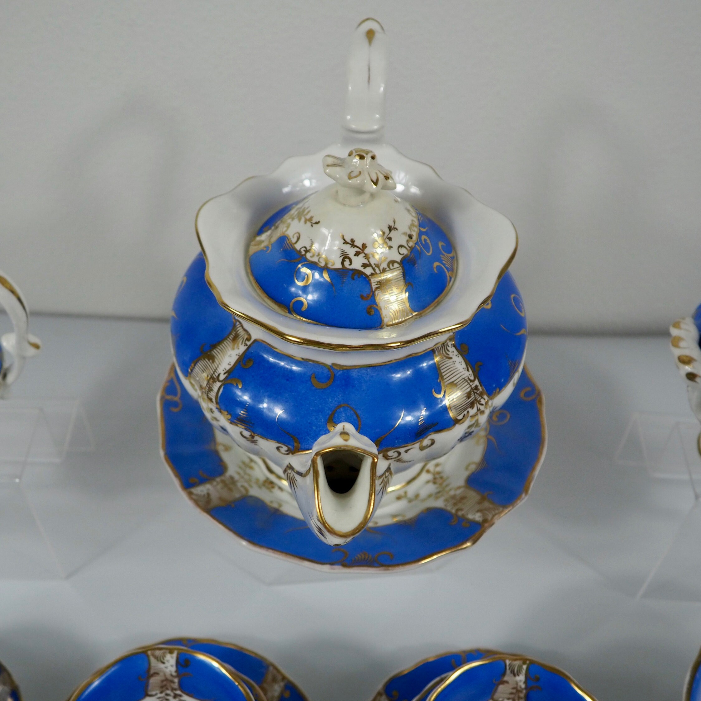 Antique Staffordshire Rococo Part Tea Service C1840 - Etsy