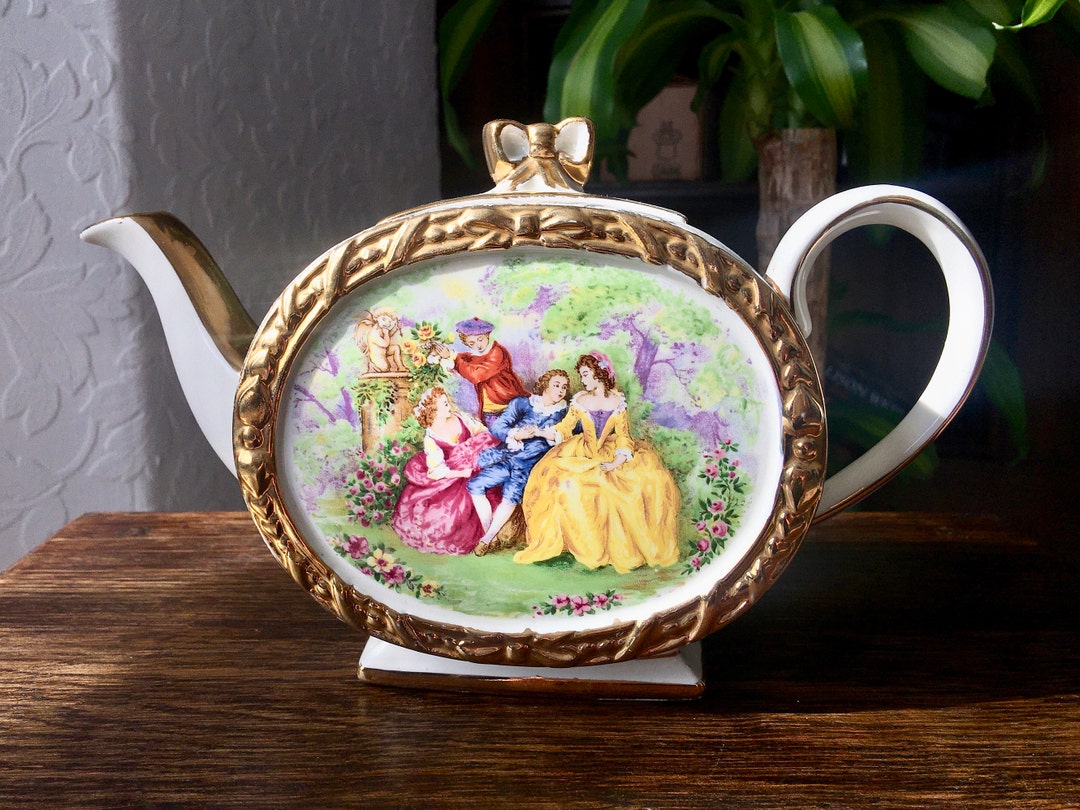 Vintage Sadler Barrel Teapot 4-6 Cups - Etsy UK