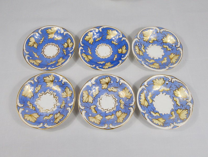 Antique Rockingham Neo-rococo Part Tea Set Puce Griffin Mark - Etsy UK