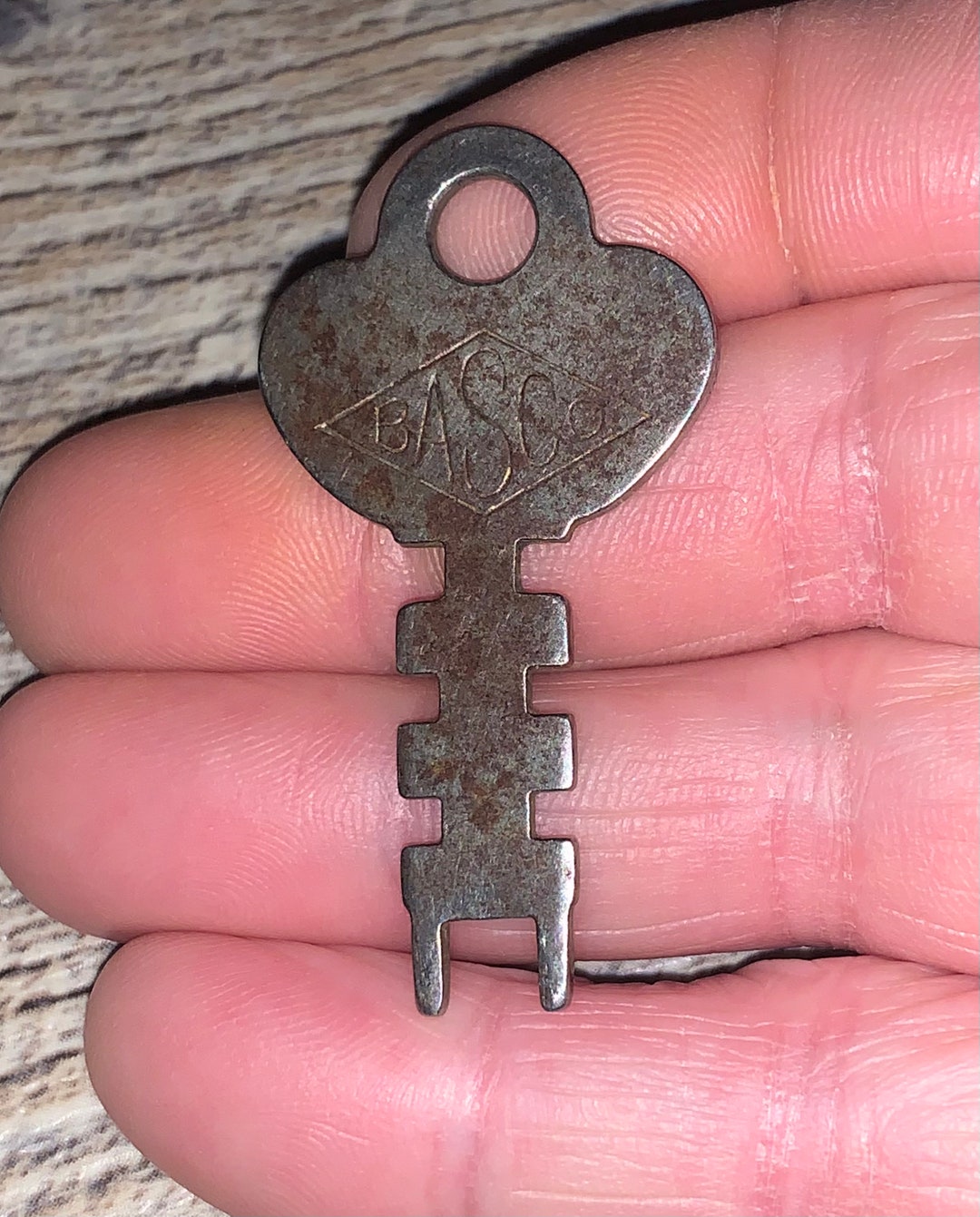 Vintage Basco Automobile Ignition Key - Etsy