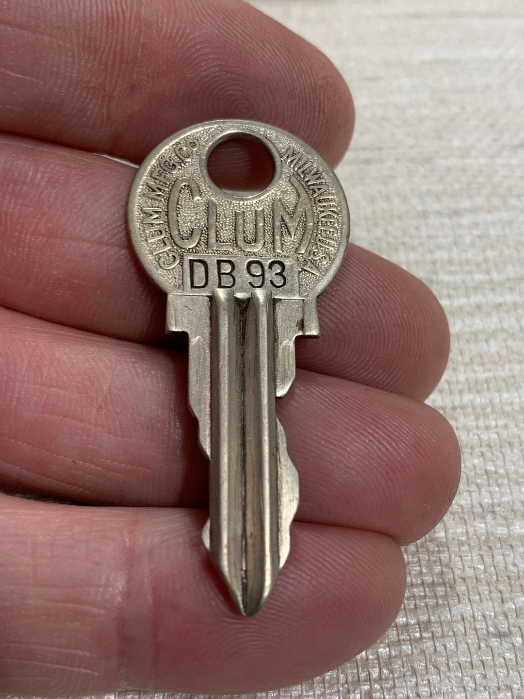 Vintage CLUM MFG Dodge Brothers Key DB93 Patent Date 1916 - Etsy