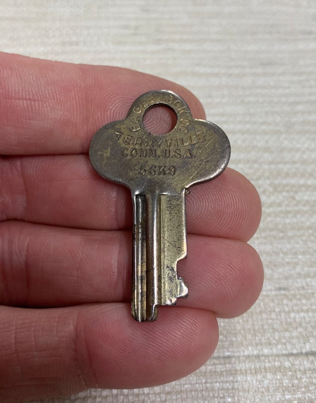 Vintage Antique Eagle Steamer Trunk Key 56K9 - Etsy
