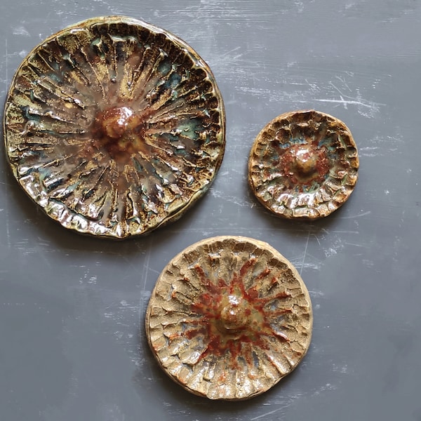 Ceramic Wall Art Abstract - Etsy