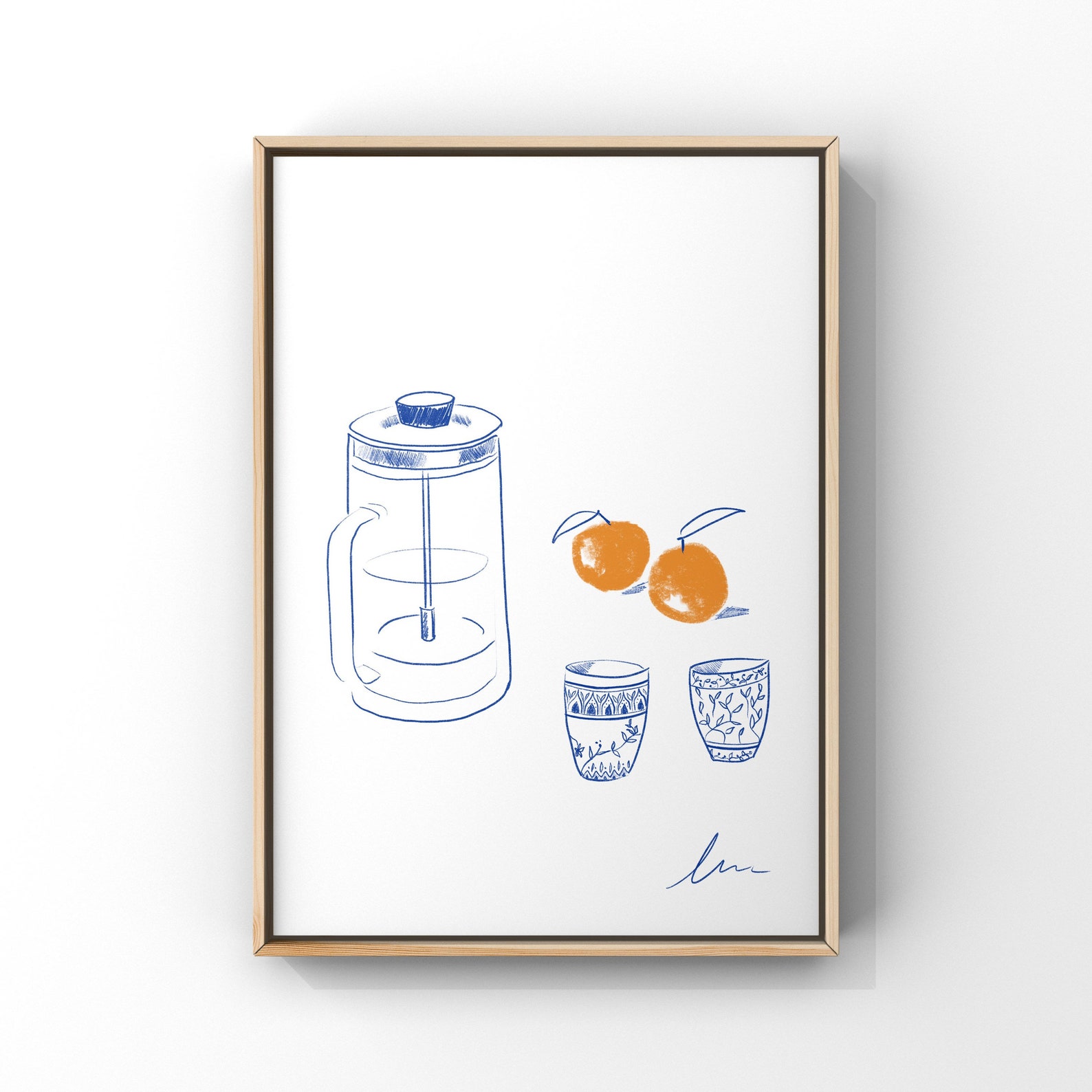 SET OF 5 PRINTS Kitchen Art Abstract Wall Art Kitchen - Etsy