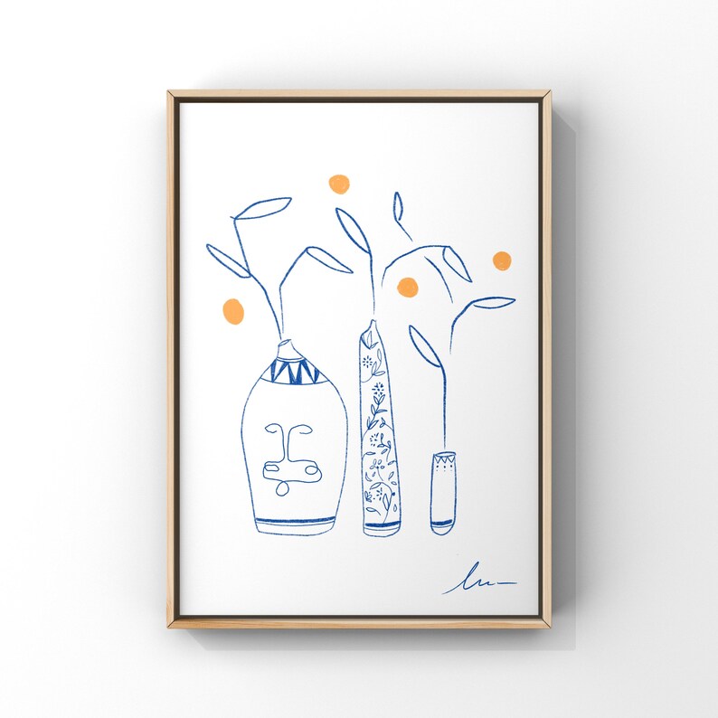 SET OF 5 PRINTS Kitchen Art Abstract Wall Art Kitchen - Etsy