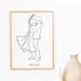 Custom Line Art Custom Line Portrait Personalized Portrait - Etsy