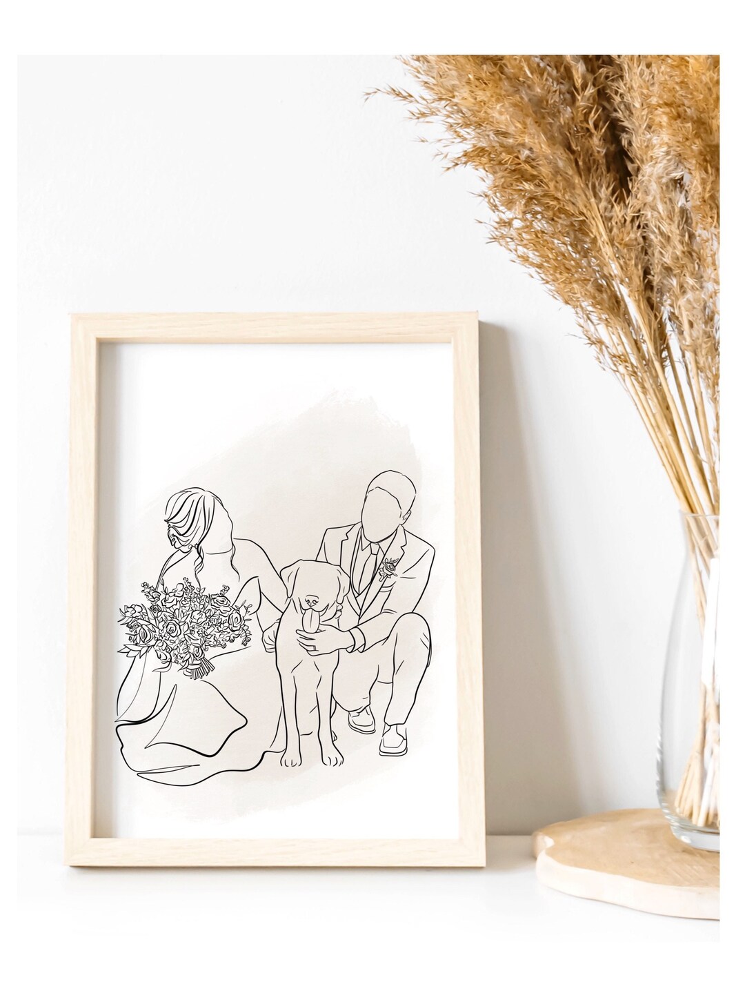 Custom Line Art Custom Line Portrait Personalized Portrait Custom ...