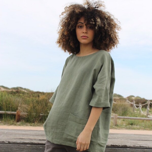 Linen Tunic - Etsy