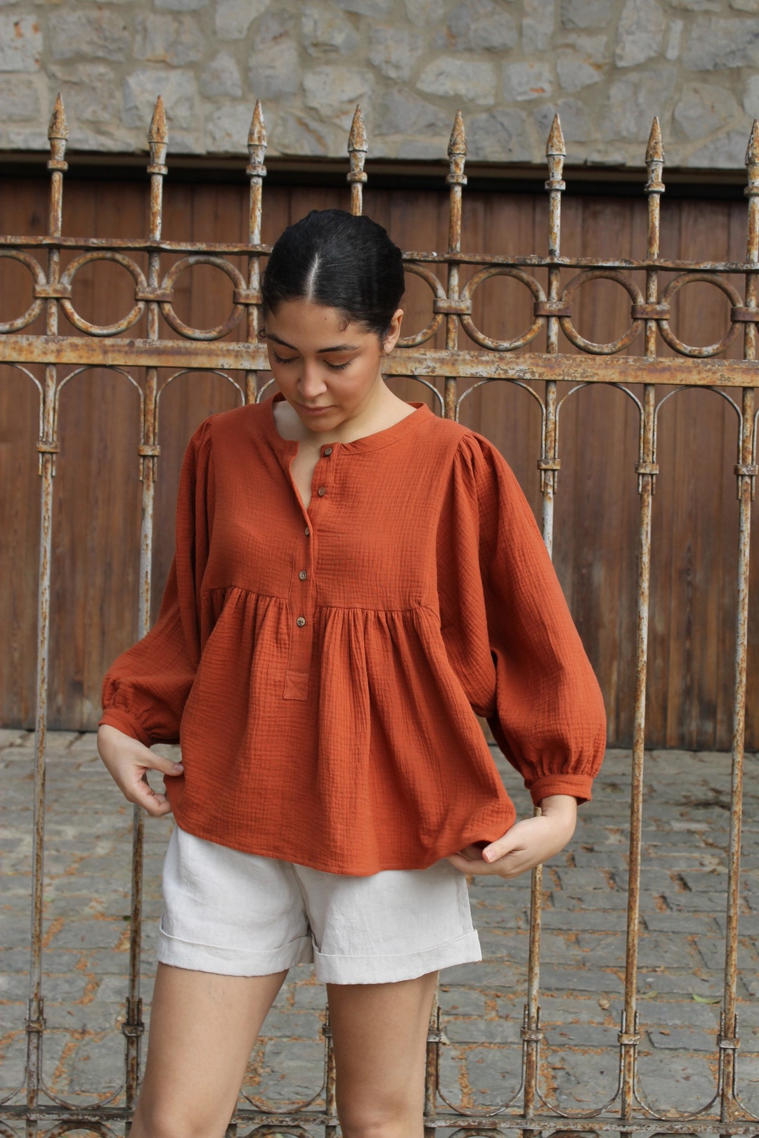 Cotton Blouse , Bohemian Blouse,alberta Blouse. - Etsy