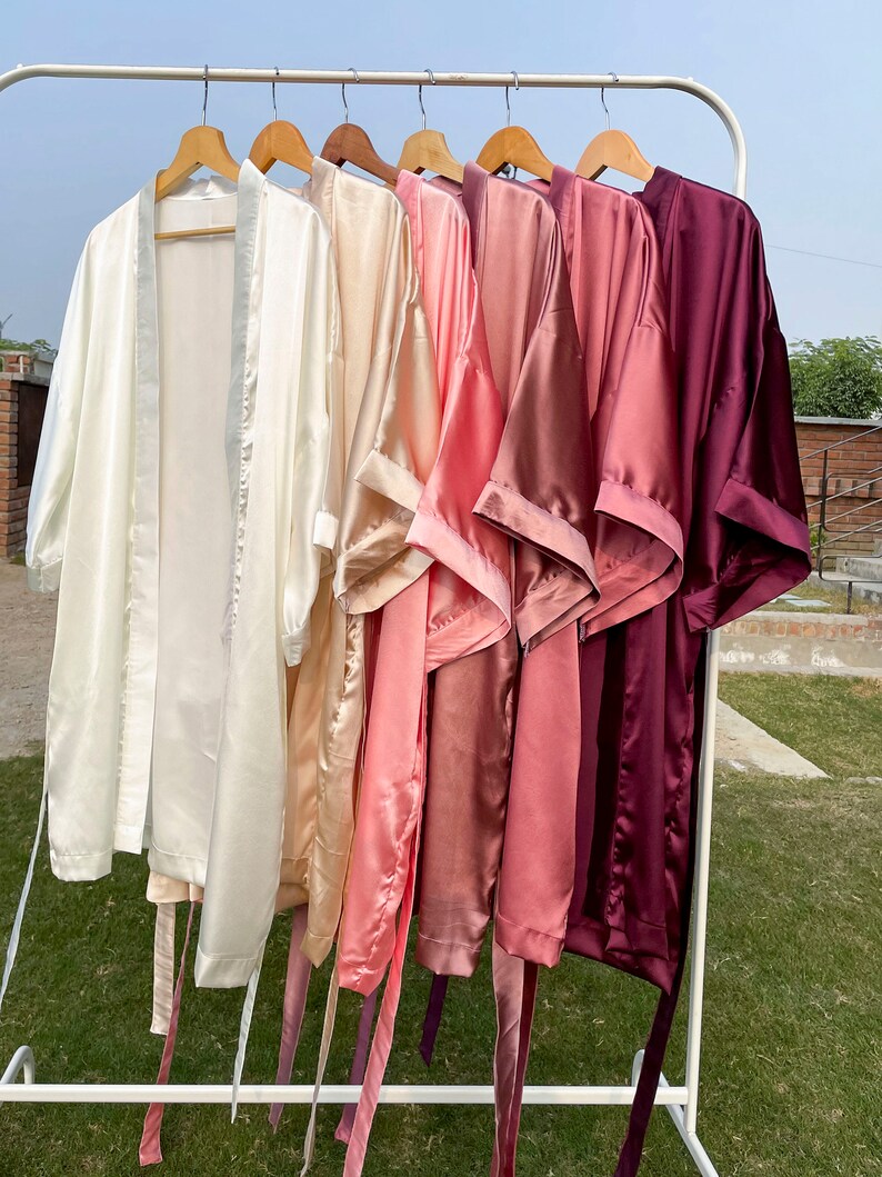 Satin Robes for Women, Will You Be My Bridesmaid, Personalized Robes ...