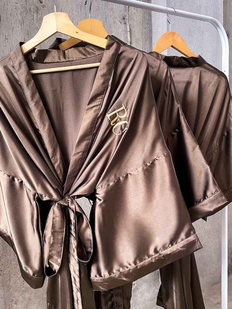 Bridesmaid Robes Set of 4 Bridesmaid Robes Set of 6 Satin | Etsy