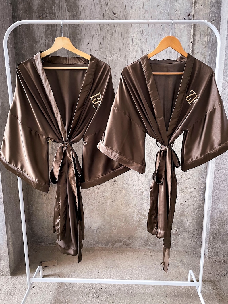 Bridesmaid Robes Set of 4 Bridesmaid Robes Set of 6 Satin - Etsy