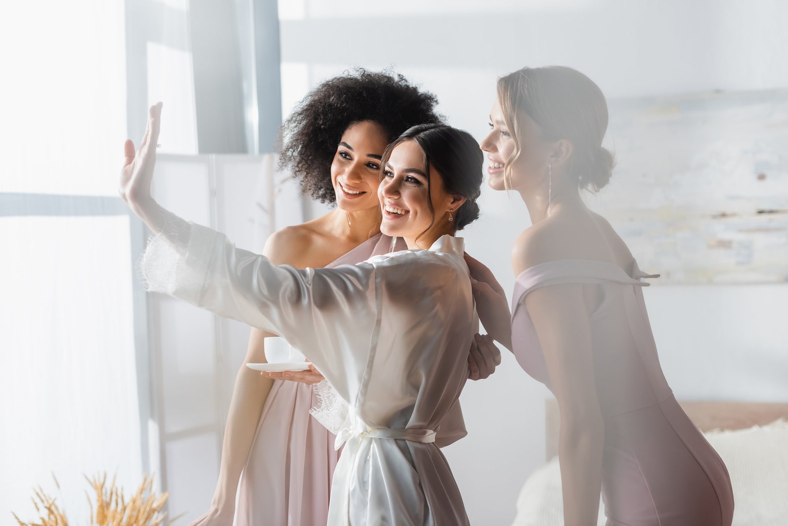 Long Silk Robe Long Bridesmaid Robes Long Bridal Robe | Etsy