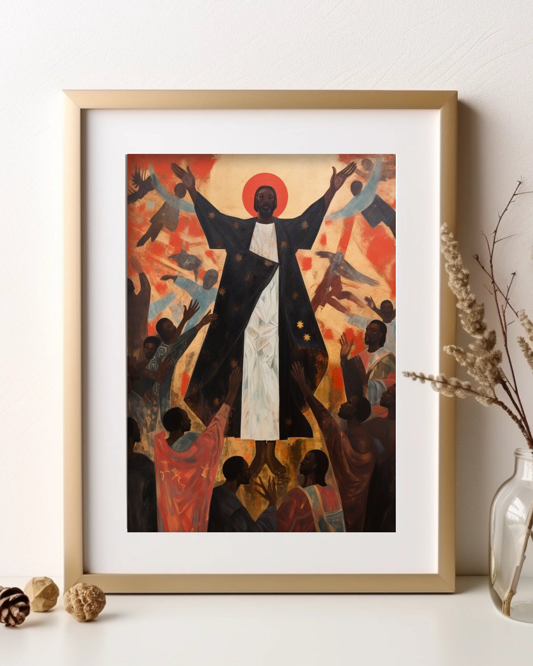 Ascension of Black Christ Renaissance, VERSION 2 - Etsy
