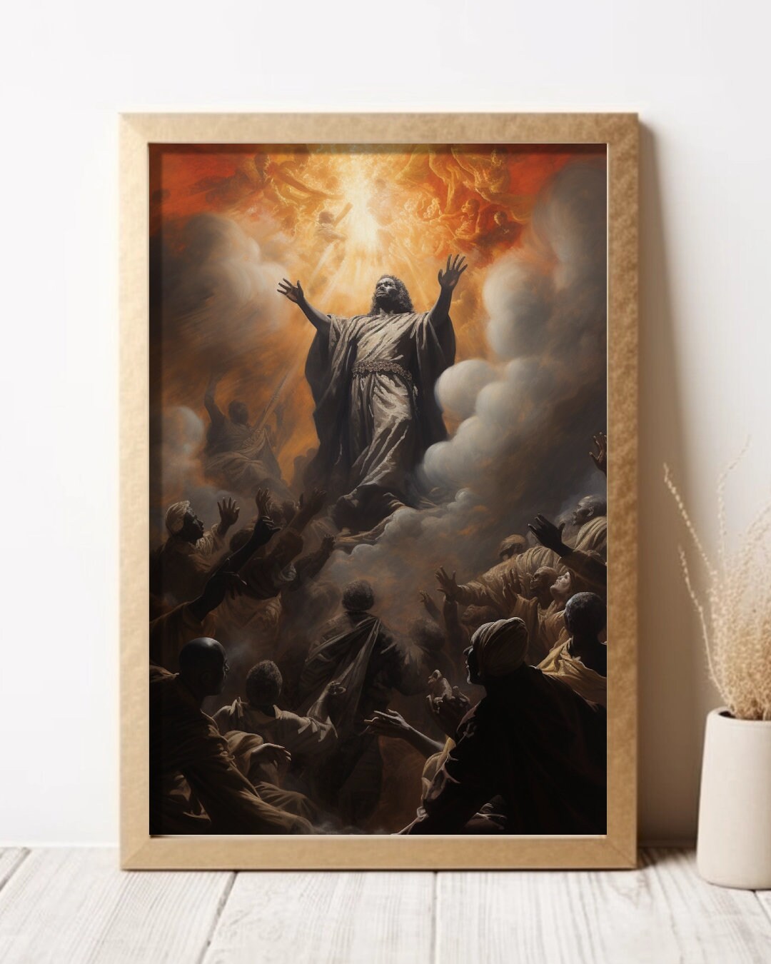 Ascension of Jesus Christ in Style of Roman Catholic Art, Version 2 - Etsy