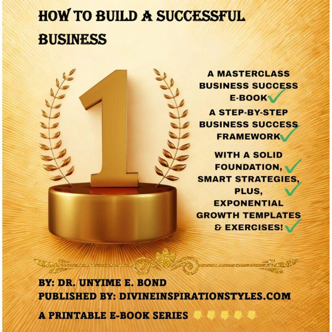 Business Success Masterclass E-book: Entrepreneurial Guide & Workbook ...