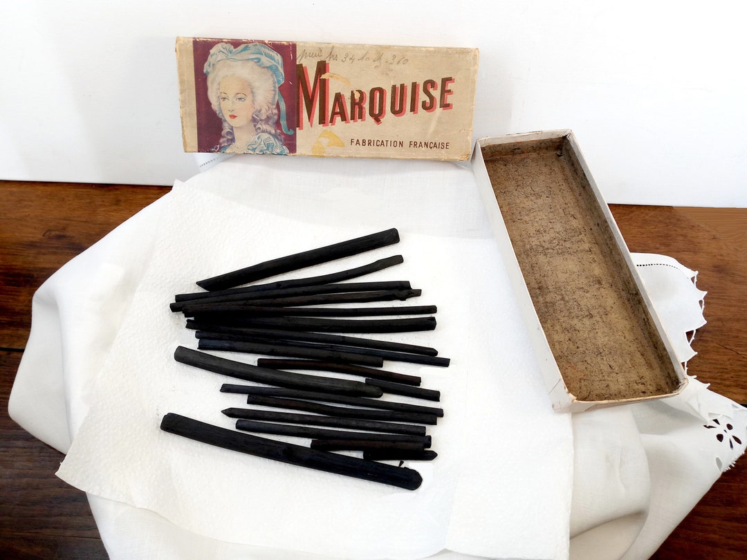 Vintage Natural Charcoal Stick ,drawing Box ,charcoal Box,art Creation ...