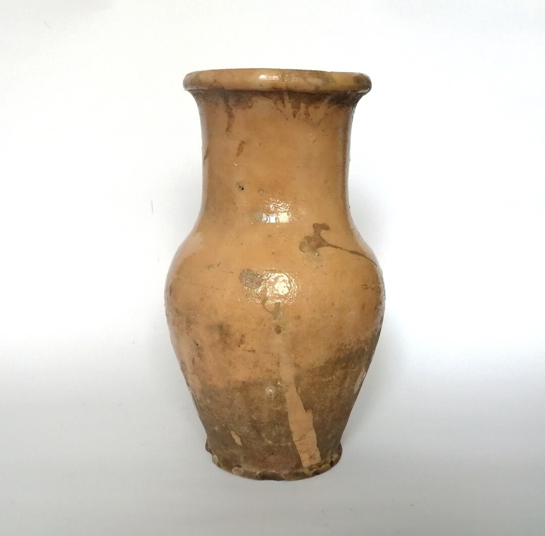 Old Beige Primitive Vase. Wabi Sabi Pottery Vessel. Shabby - Etsy