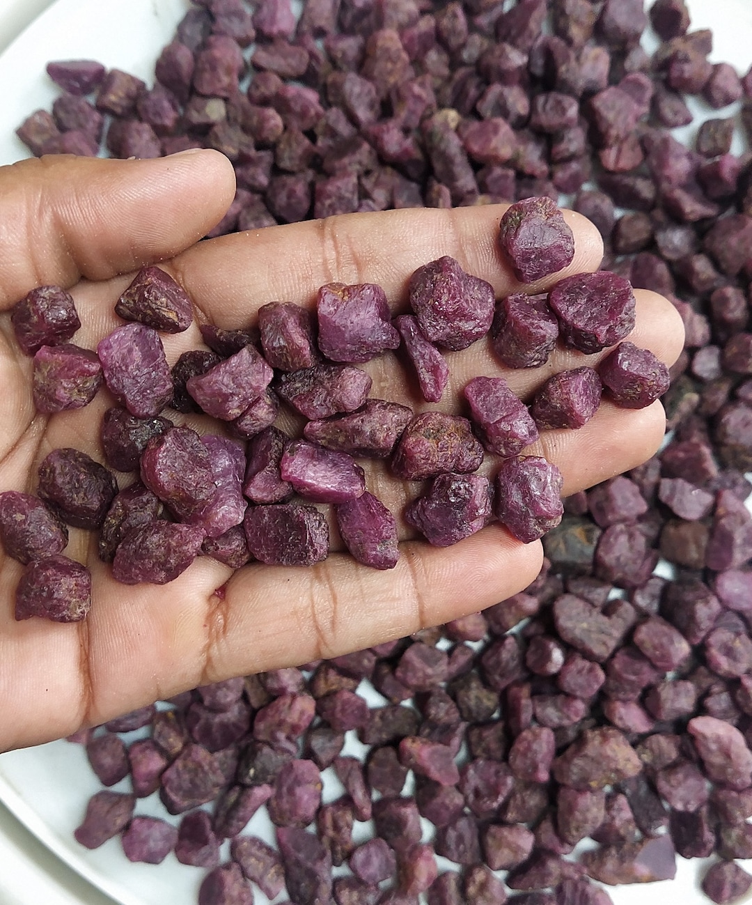 100% Natural Ruby Rough Gemstone,indian Red Ruby Rough Gemstone Raw ...