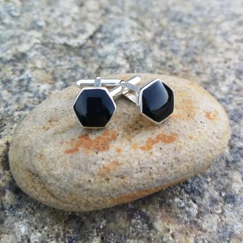 Gemstone Cufflinks - Etsy