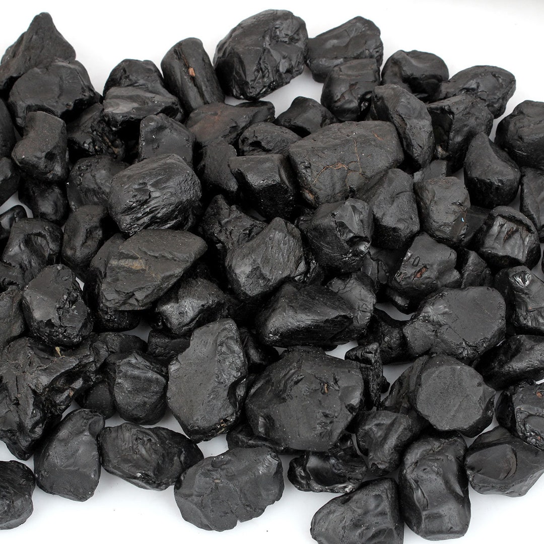Australian Black Spinel Rough Black Crystal Raw Spinel Gemstone Genuine ...