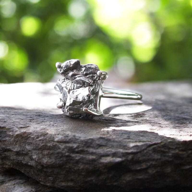 Meteorite ring - Etsy.de