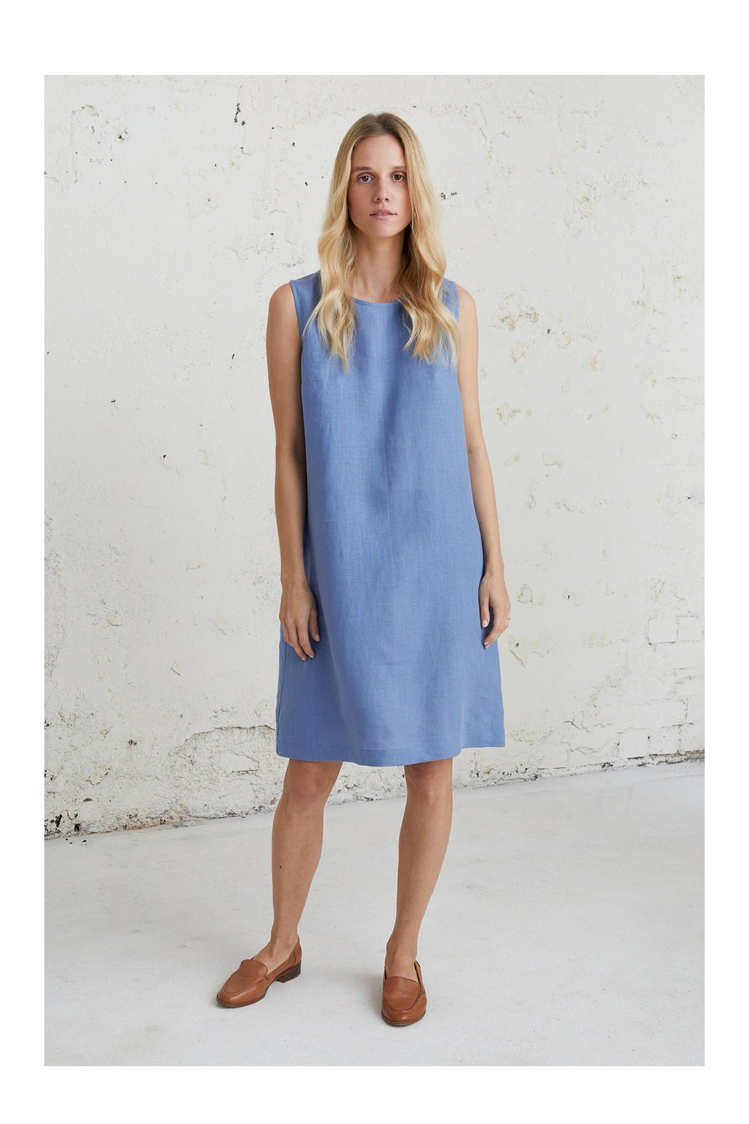Mid Century Modern Dress, Dress With Pockets, Wedding Guest Dress ...