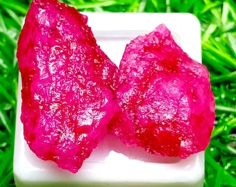 Natural Bixbite Red Beryl Crystal Raw Rough Loose Gemstone - Etsy